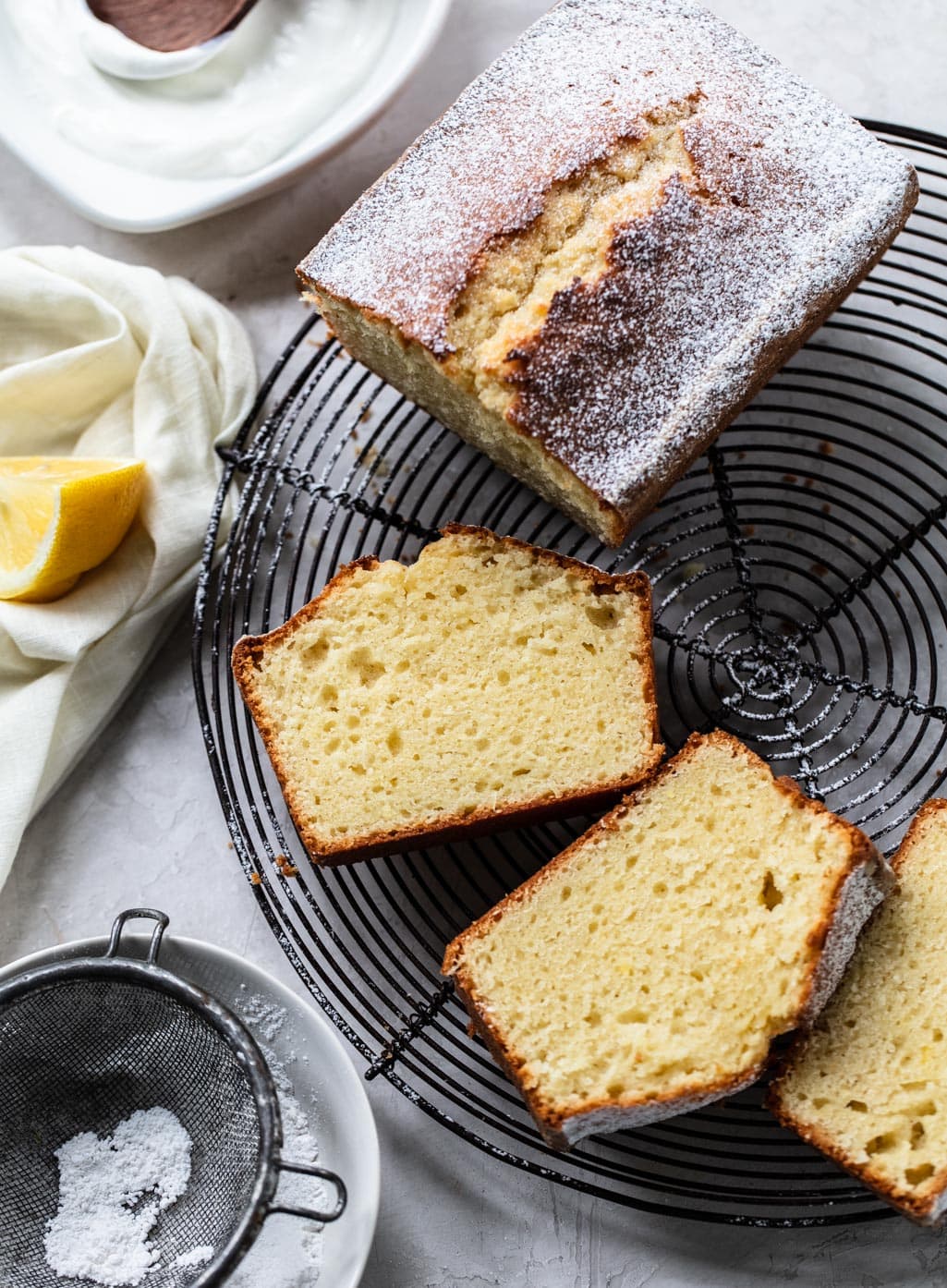 French Lemon Yogurt Cake | Familystyle Food