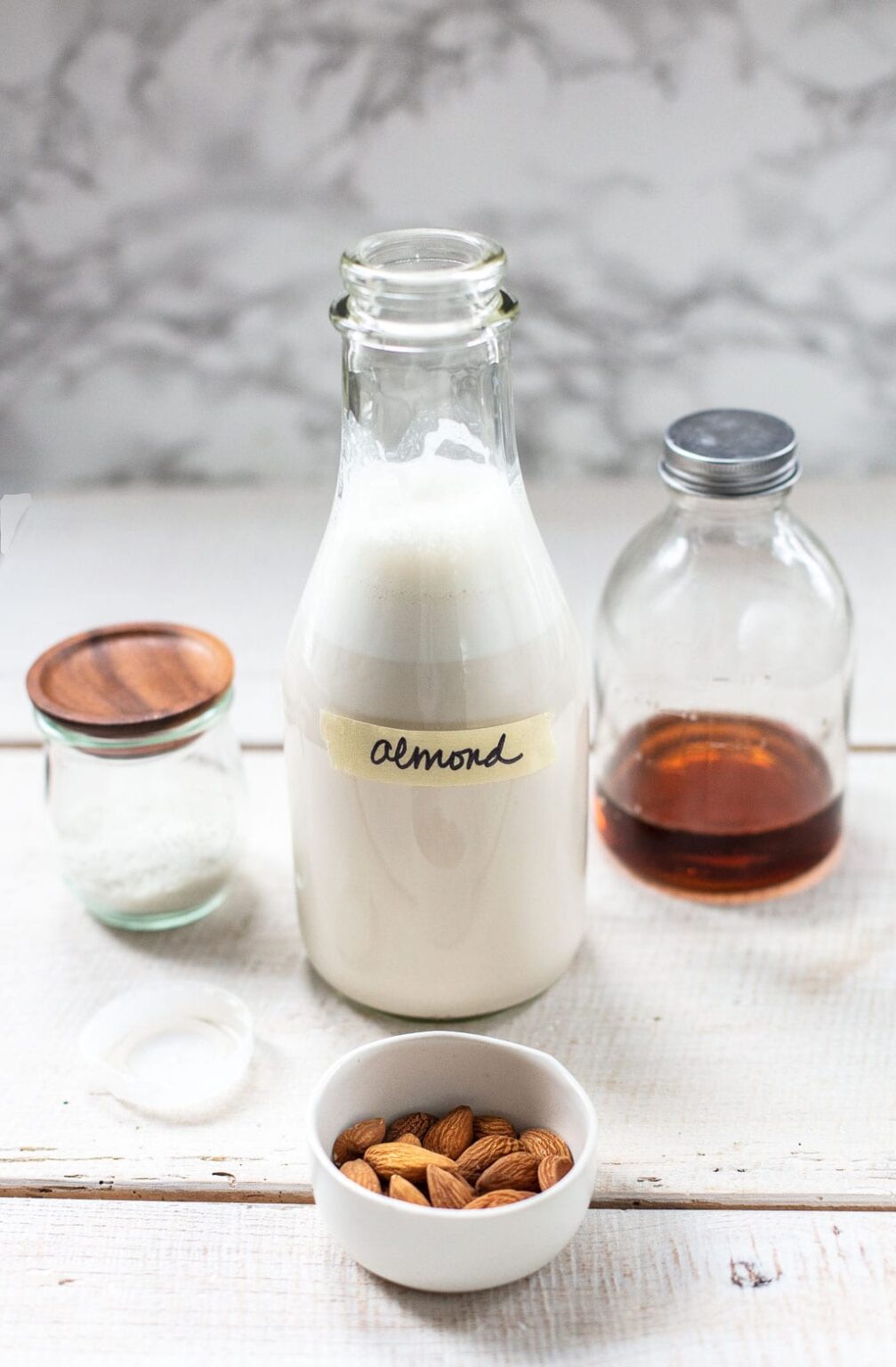 How to Make Homemade Almond Milk - Familystyle Food
