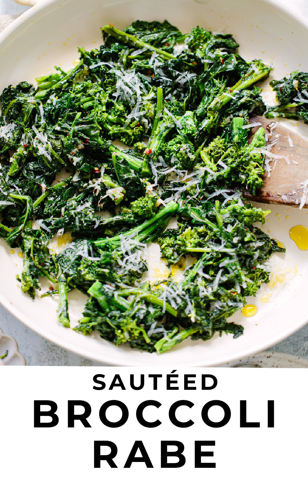 Olive Oil and Garlic Sautéed Broccoli Rabe - Familystyle Food