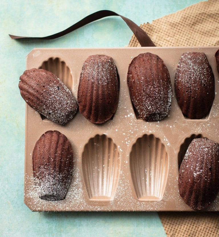French Chocolate Madeleines - Familystyle Food