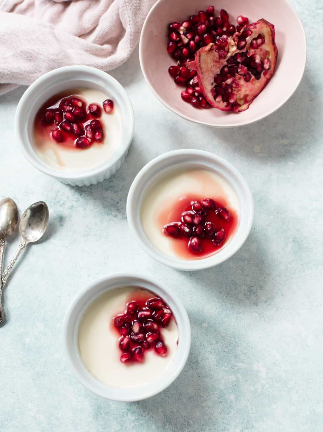 Pomegranate Panna Cotta - Familystyle Food