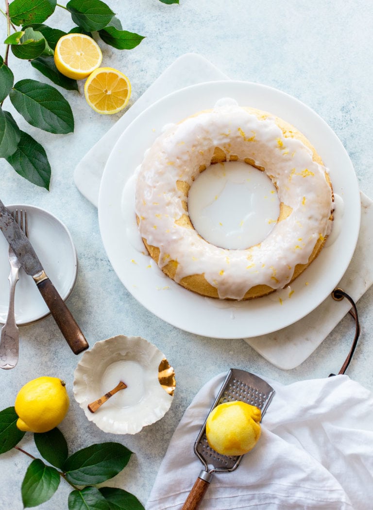 Sorrento Double Lemon Cake - Familystyle Food