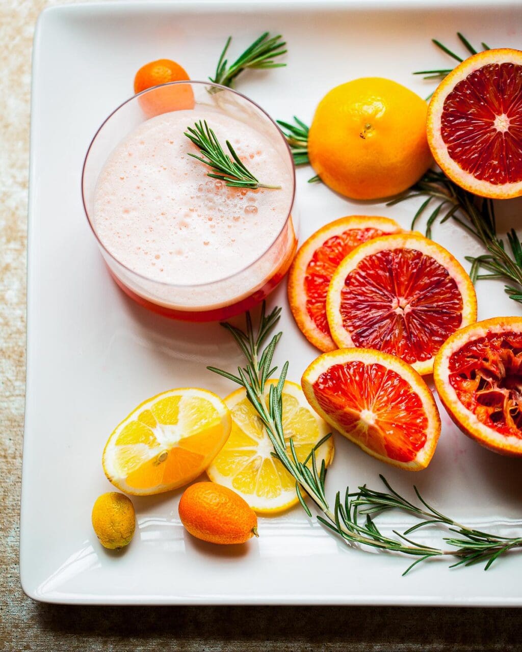Blood Orange Negroni Cocktail - Familystyle Food