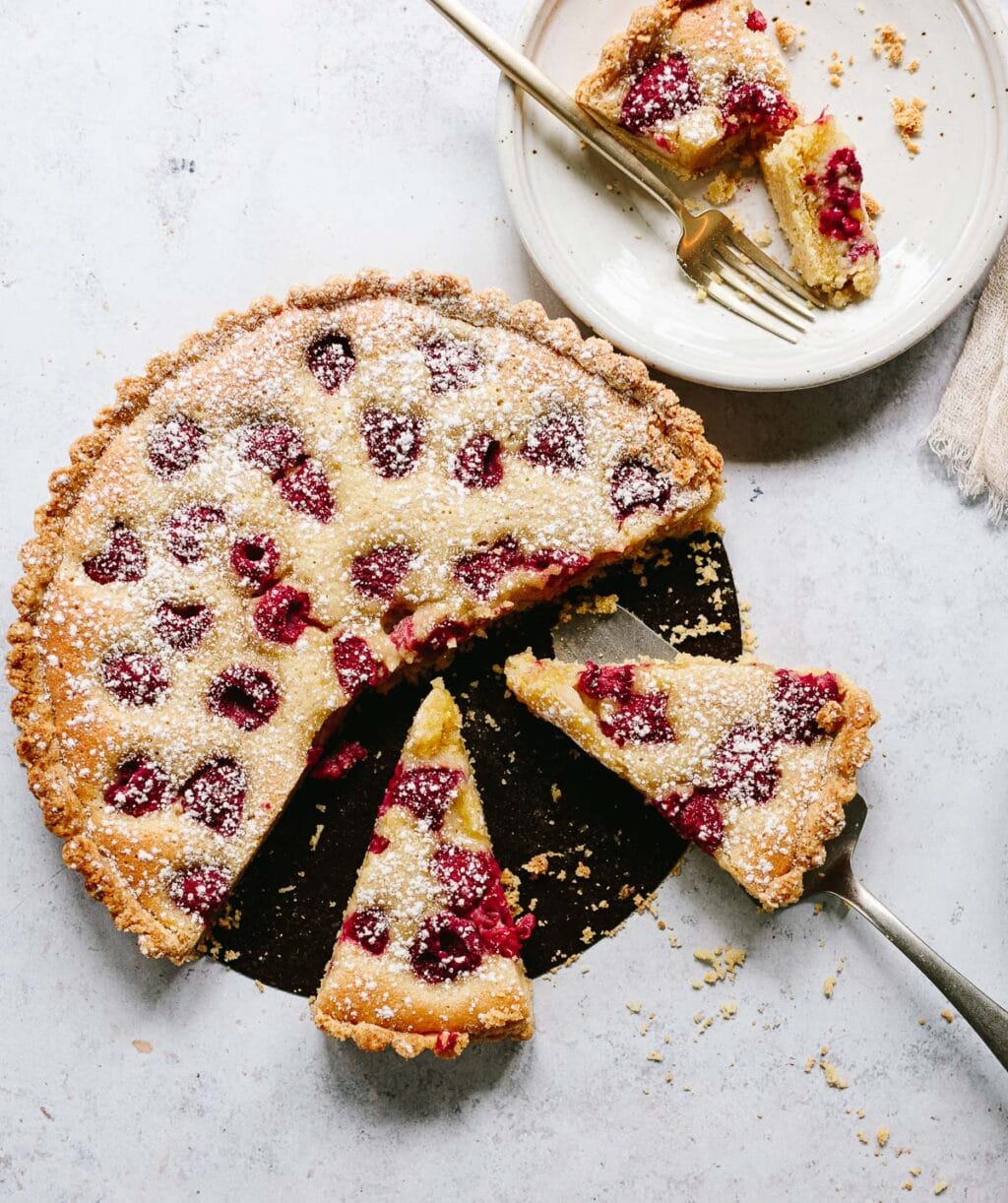 Foolproof Raspberry Frangipane Tart - Familystyle Food