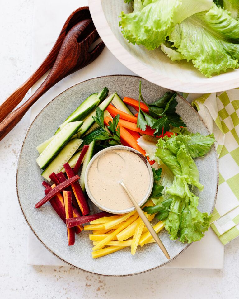 Tangy Tahini Dressing - Familystyle Food