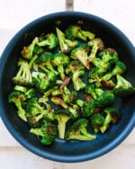 15-Minute Sautéed Broccoli with Garlic and Parmesan - Familystyle Food