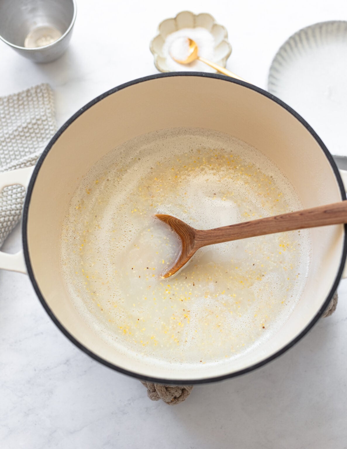 Creamy Polenta Recipe with Parmesan Cheese - Familystyle Food