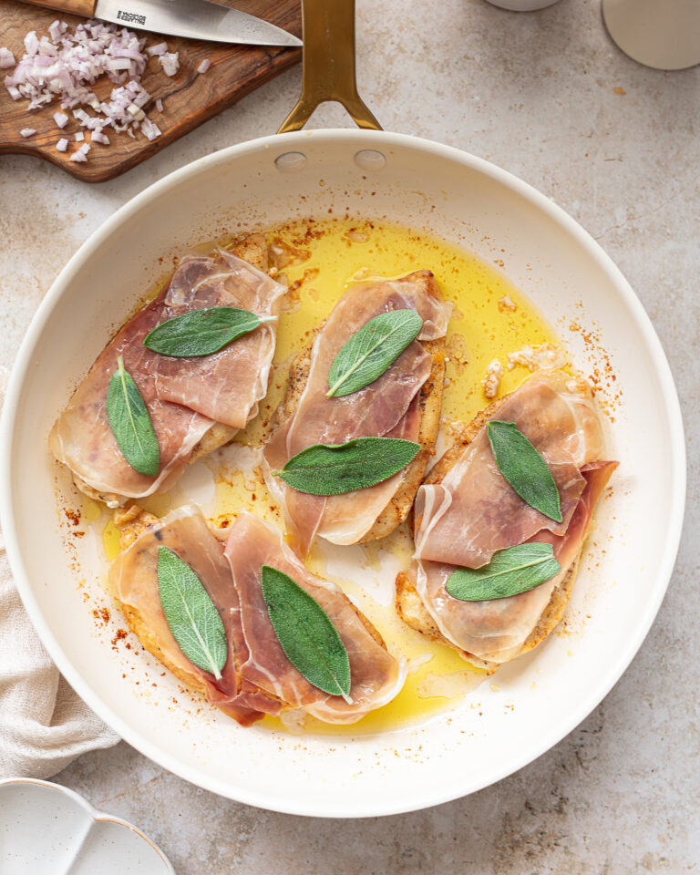 Chicken Breast Saltimbocca with Prosciutto - Familystyle Food