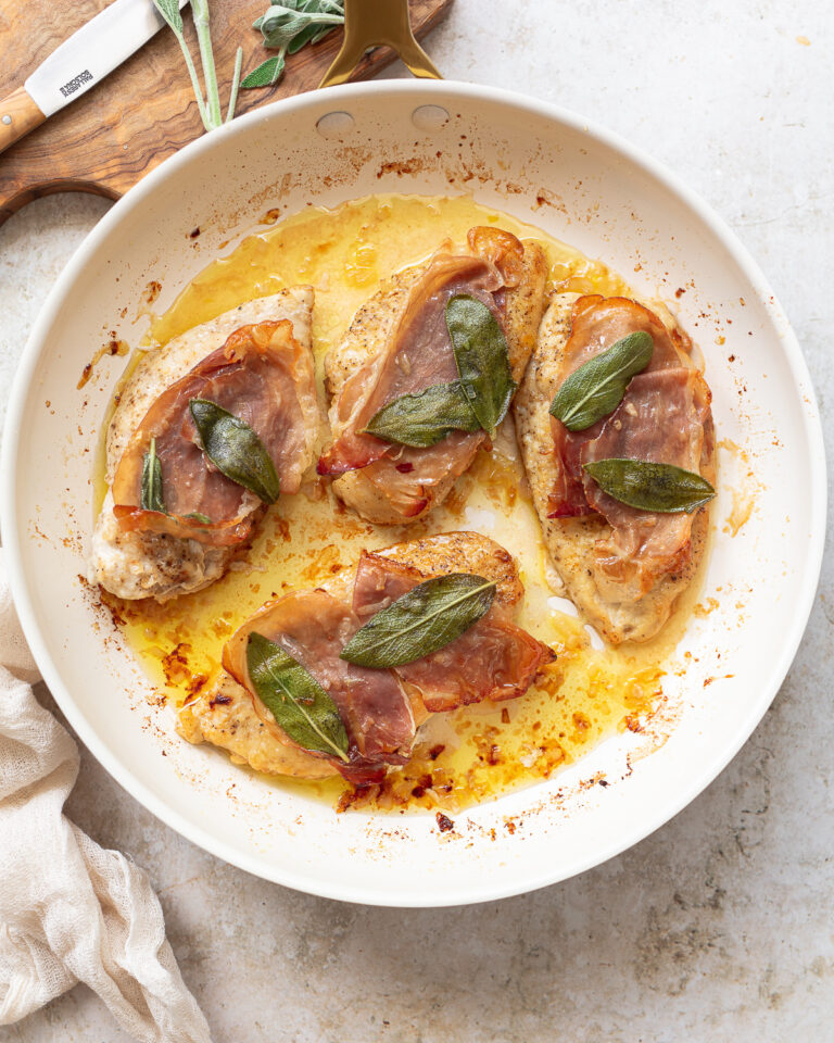 Chicken Breast Saltimbocca with Prosciutto - Familystyle Food