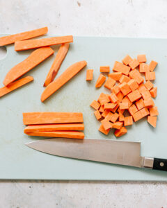Spice-Roasted Sweet Potato Cubes - Familystyle Food