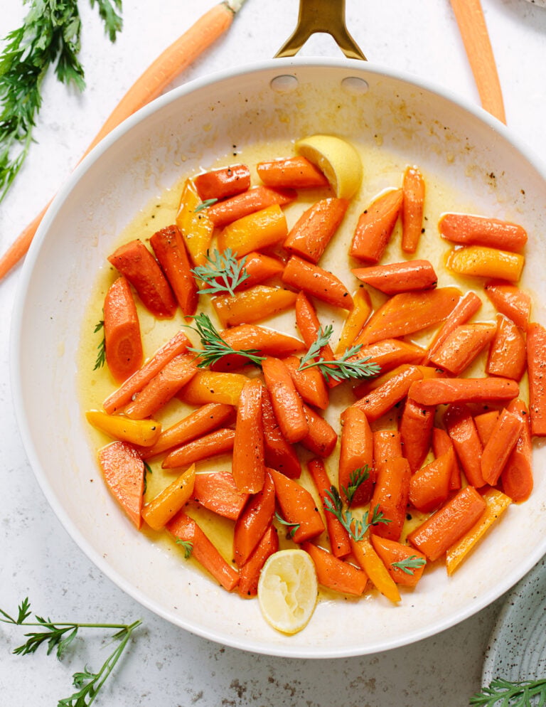 Sweet and Buttery Glazed Carrots (15-Minutes) - Familystyle Food
