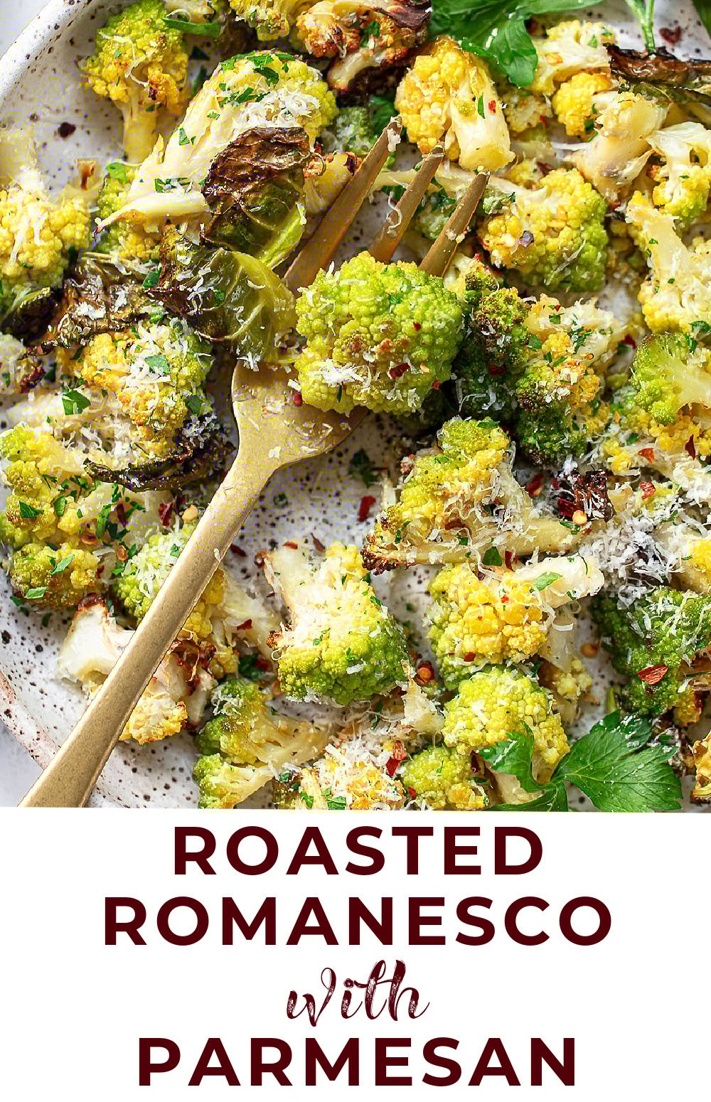 Parmesan Roasted Romanesco - Familystyle Food