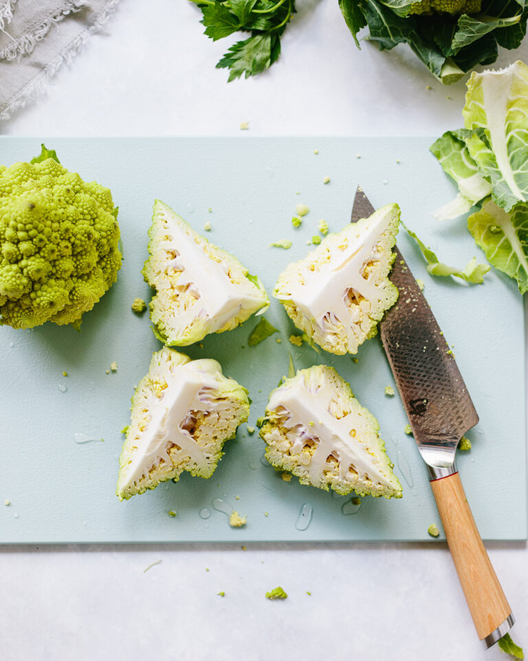 Parmesan Roasted Romanesco - Familystyle Food