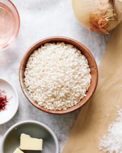 Arborio Rice Risotto with Parmesan Cheese - Familystyle Food