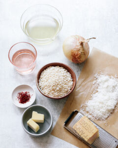 Arborio Rice Risotto with Parmesan Cheese - Familystyle Food