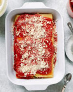 Classic Lasagna with Ricotta Cheese - Familystyle Food