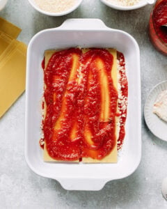 Classic Lasagna with Ricotta Cheese - Familystyle Food